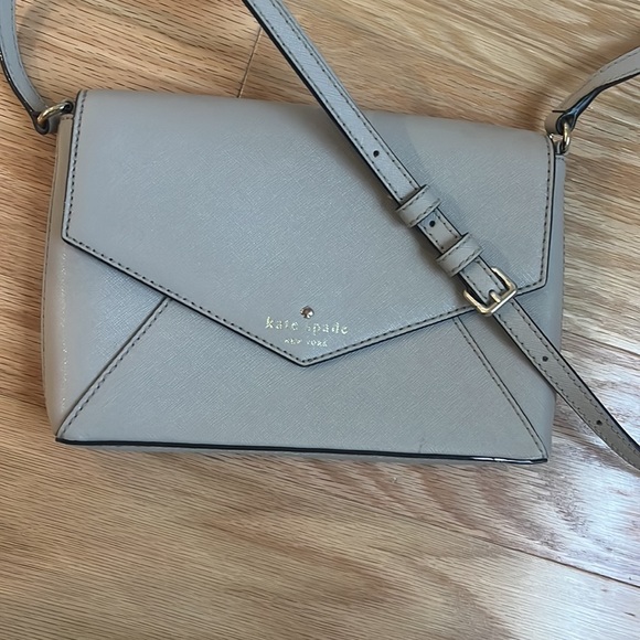 kate spade | Bags | Kate Spade Leather Envelope Crossbody Pursebag Bone ...
